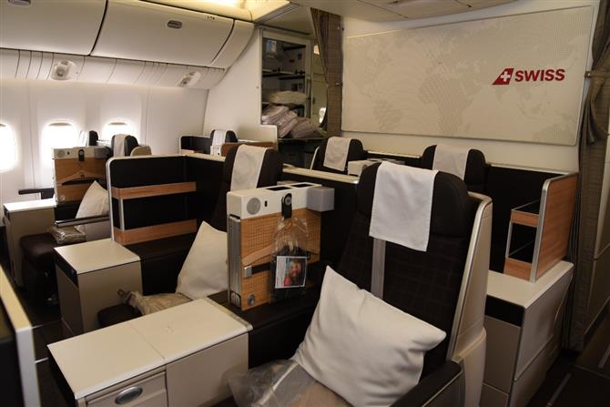 Conheça o B777 da Swiss por dentro e por fora; fotos