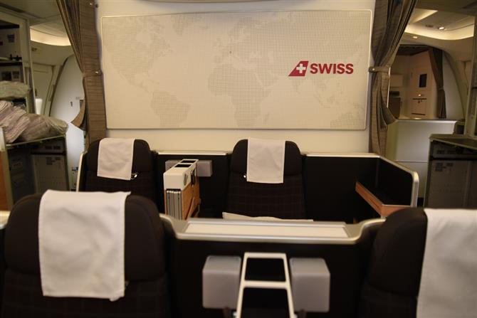 Conheça o B777 da Swiss por dentro e por fora; fotos