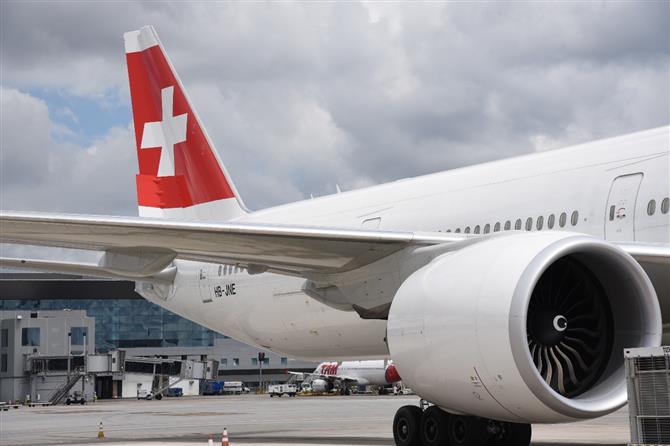Conheça o B777 da Swiss por dentro e por fora; fotos | Aviação