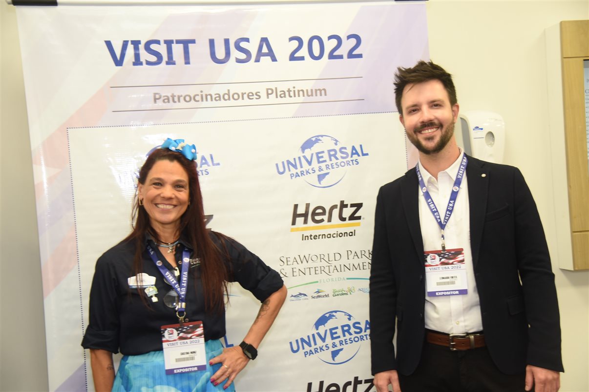 Veja mais fotos do Visit USA 2022, que acontece em SP