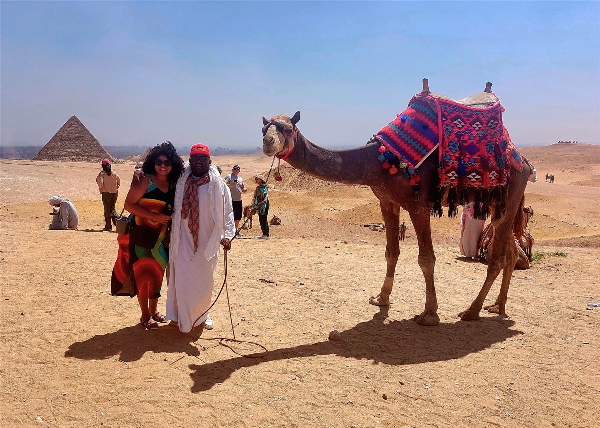 1º voo da Egypt Air chega ao Cairo partindo de SP