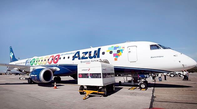Azul atinge a marca de 10 milhões de passageiros | Aviação