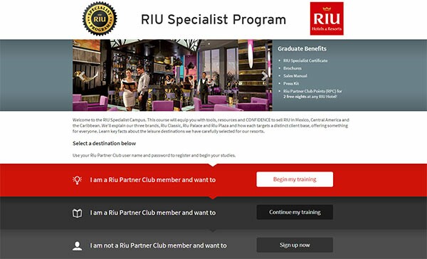 Riu Hotels & Resorts lança certificação para agentes de viagens | Hotelaria