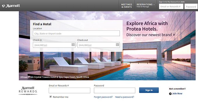 1/4 das reservas Marriott já são feitas no site da rede | Hotelaria