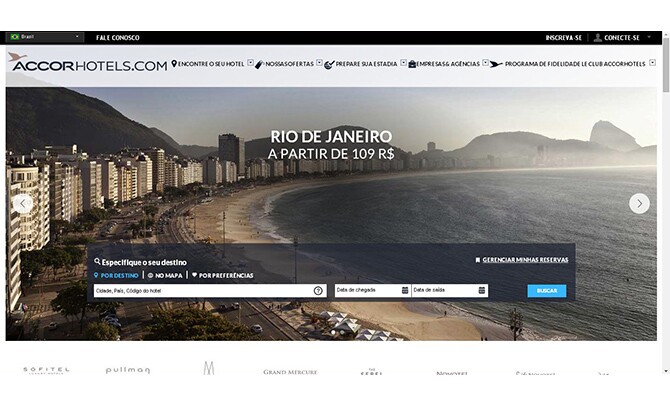 Accor Hotels lança novo visual para site | Hotelaria